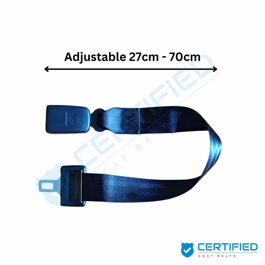 Seat Belt Extender (Adjustable 27-70cm) - Certified Seat Belts